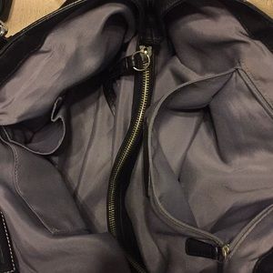 Coach | Bags | Coach Xl Soho Black Pleated Leather Expandable | Poshmark